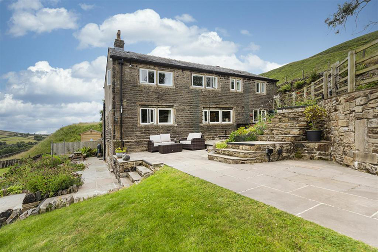 The £700k Grade II Marsden farmhouse with wine cellar and uninterrupted ...